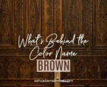 Meaning Of Brown: Color Psychology And Symbolism - Sensational Color
