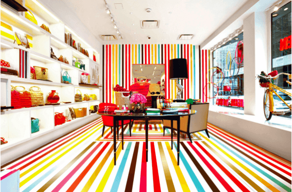DIY Color: Vinyl Striped Floor - Sensational Color