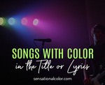 Songs With Color - Sensational Color