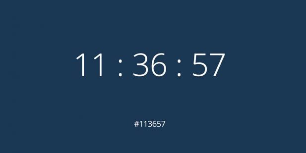 Hex Clock - Sensational Color