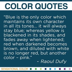 Quotes About Blue - Sensational Color