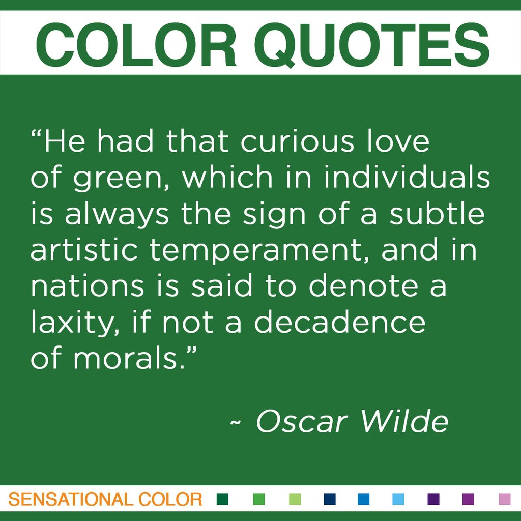 Quotes About Green - Sensational Color